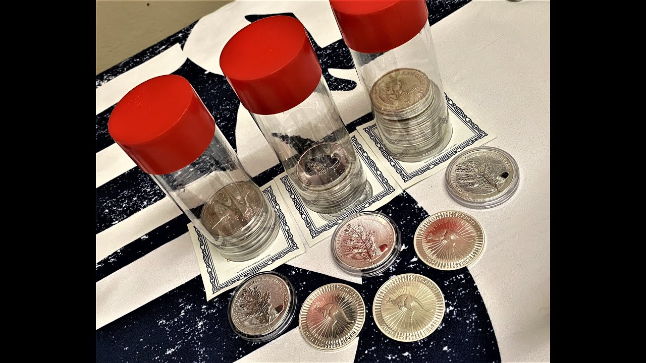 Our first silver bullion coin in tubes year 2020 - YouTube