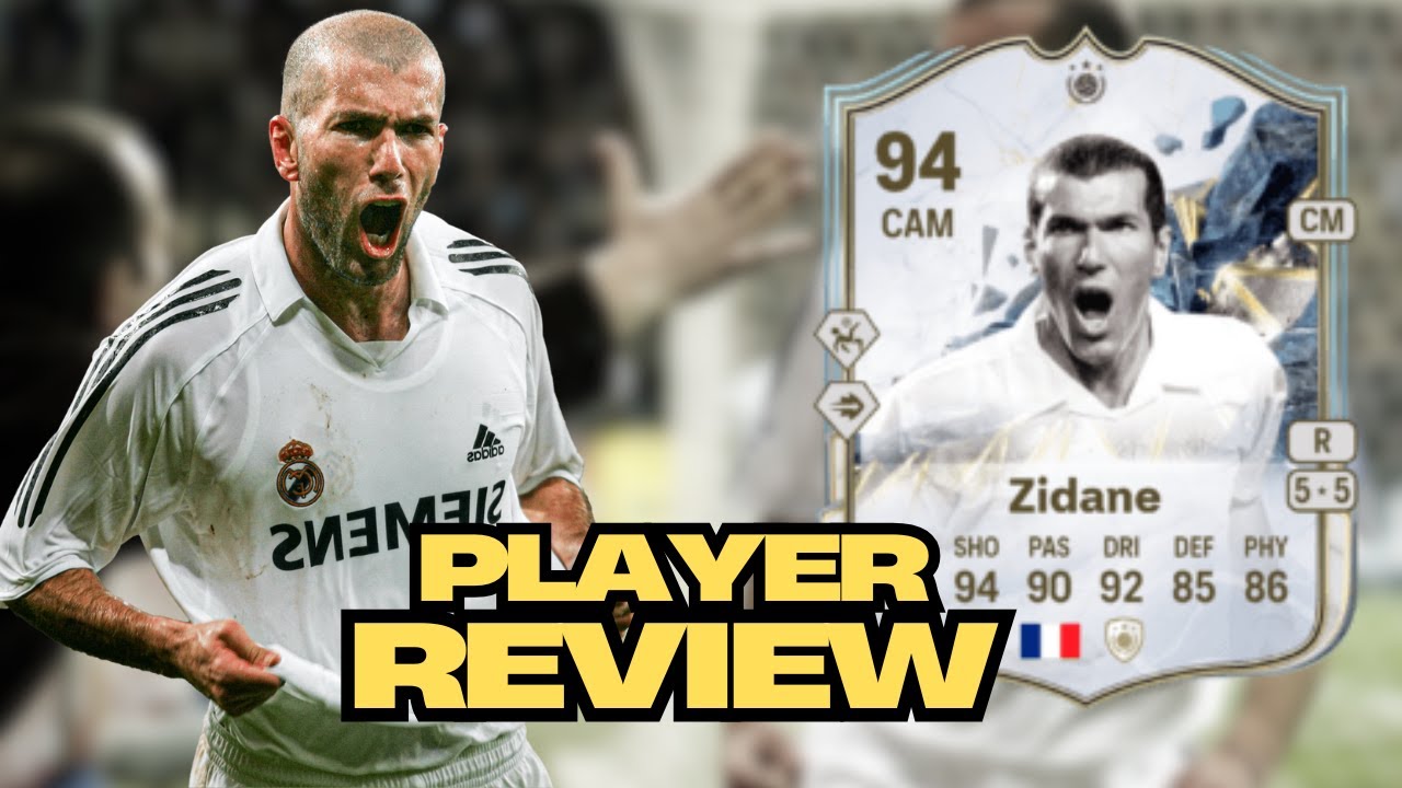 PERO QUE LOCURA ES ESTA!!! EA FC25 ZINEDINE ZIDANE EVOLUTION 94 REVIEW ...
