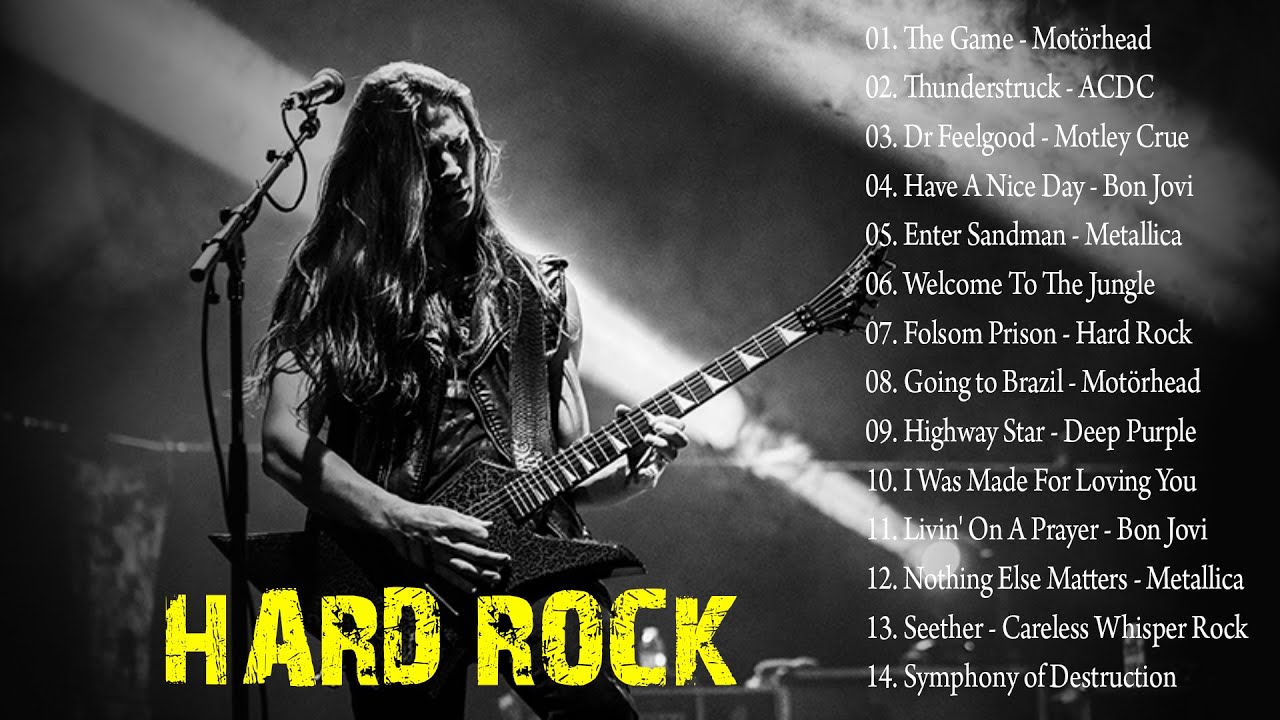 Hard Rock 70s 80s and 90s 🌞My Favorite 20 Hard Rock Albums of the 1980 ...