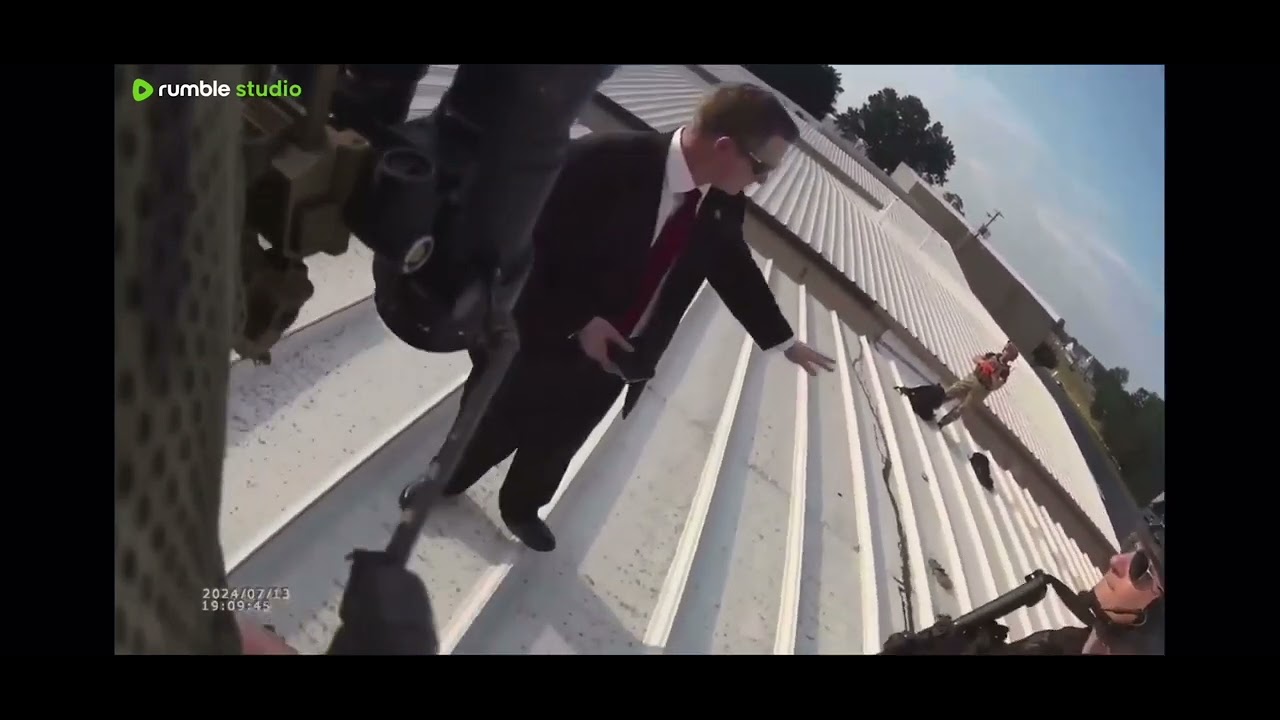 Body cam near Crooks’ body / where are the shell casings? - YouTube