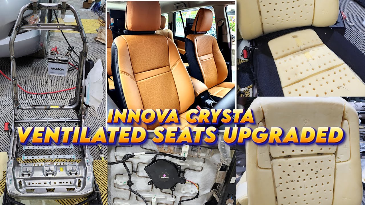 Innova Crysta Ventilated Seats | After Market Ventilated Seat | 100% ...