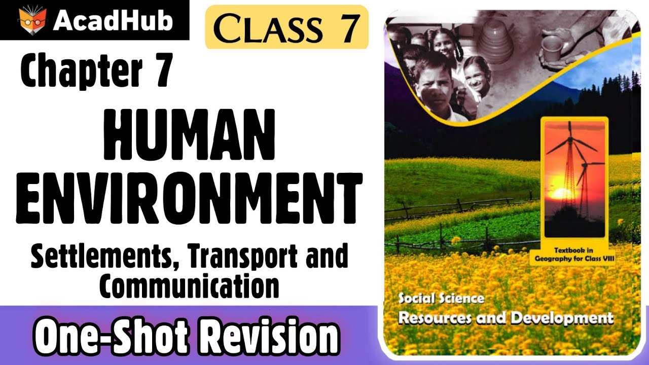 Human Environment - Settlement Transport and Communication Class 7 ...