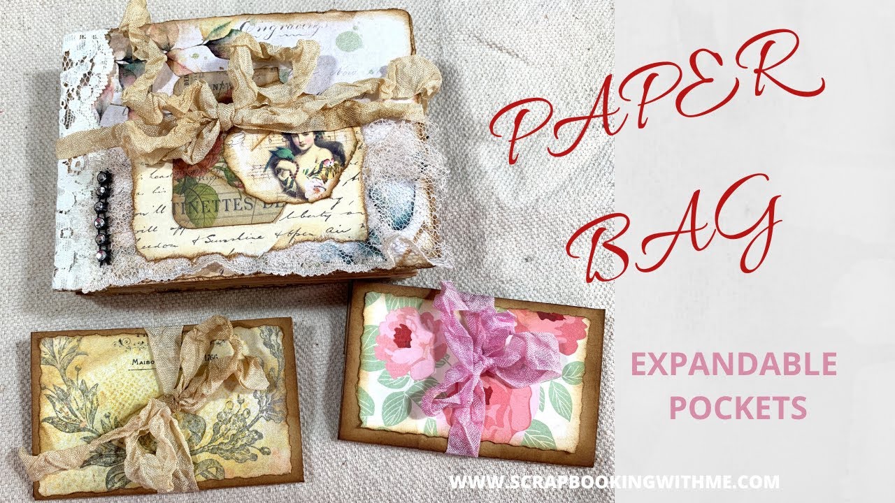 PAPER BAG EXPANDABLE POCKET~ 6 COMPARTMENTS ~ FINISHING THE PAPER BAG ...