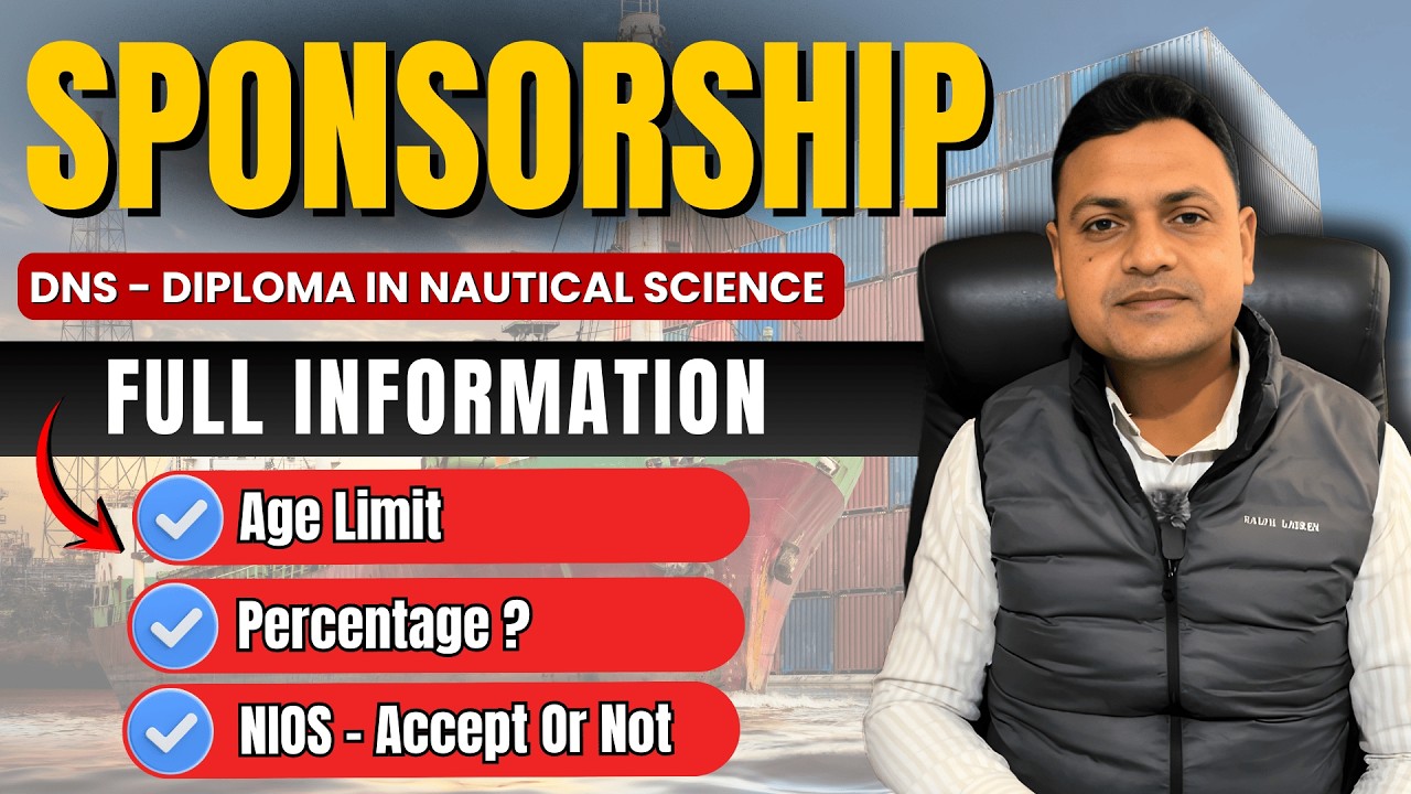 DNS Sponsorship 2026 FULL DETAILS | Eligibility, Age Limit, 12th PCM ...