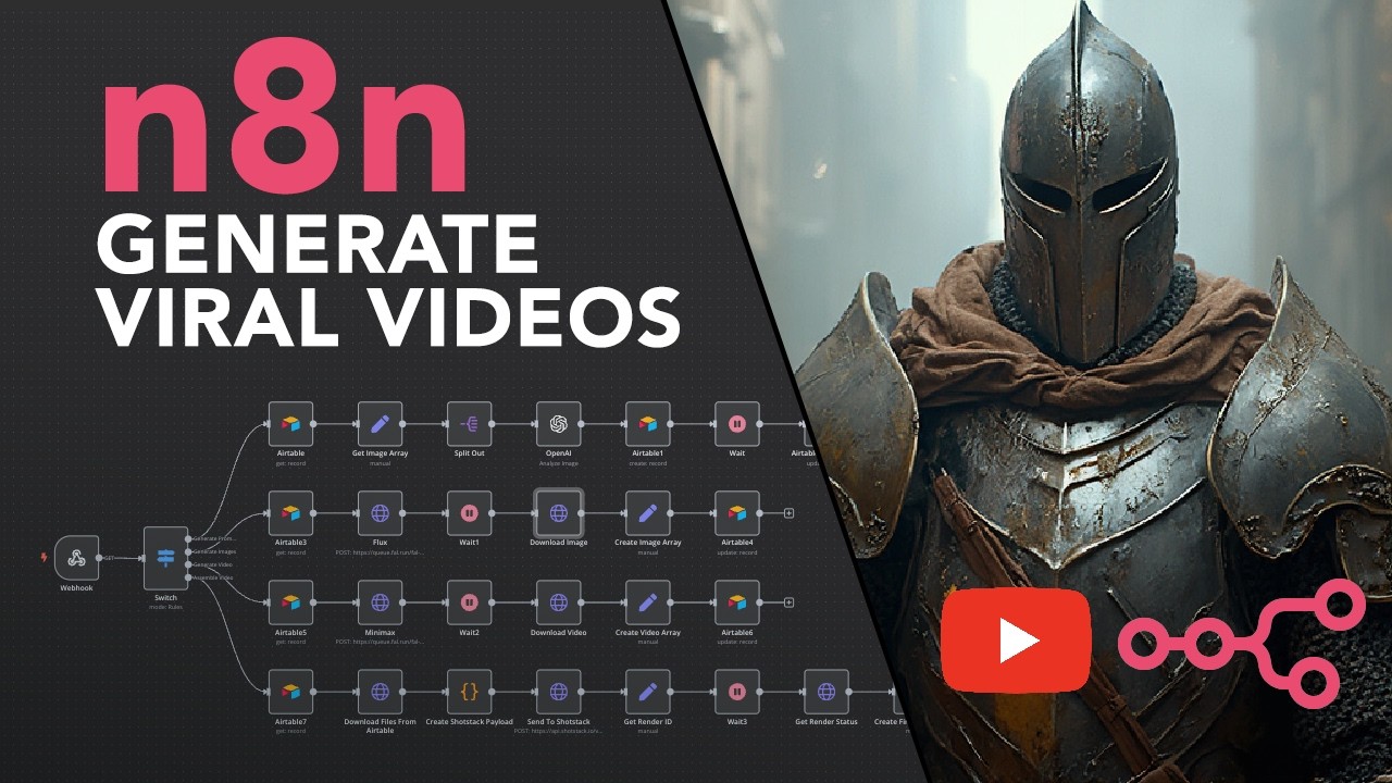 Use This n8n & Airtable Automation To Generate Some Side Money!! - YouTube