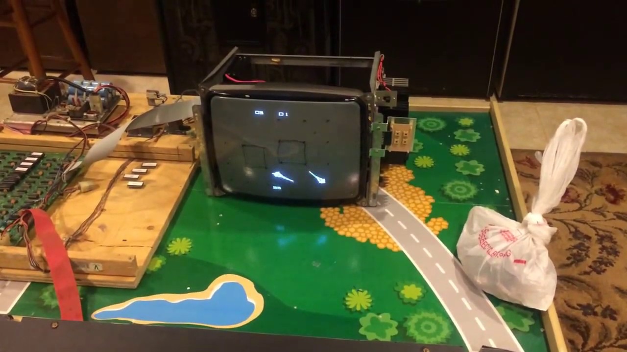 Vectorbeam Warrior mod to use 2 joysticks for each player - YouTube