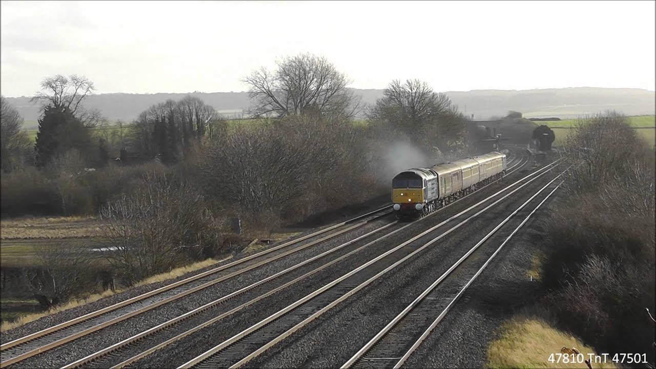 Last DRS Boat Train: 47810 TnT 47501 on 1Z92 @ Cholsey 15/12/12 - YouTube