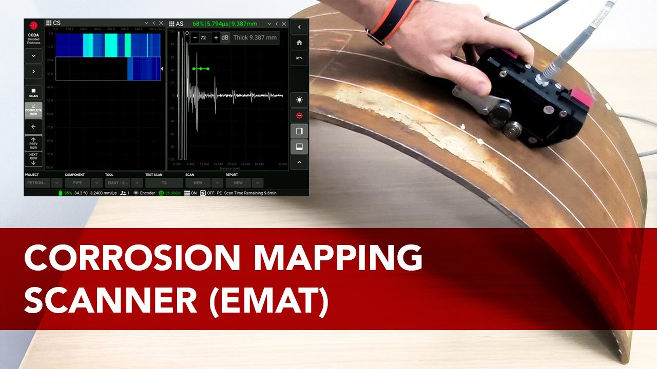 CORROSION MAPPING SCANNER (EMAT) - YouTube