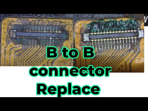 B to B connector Replace - YouTube