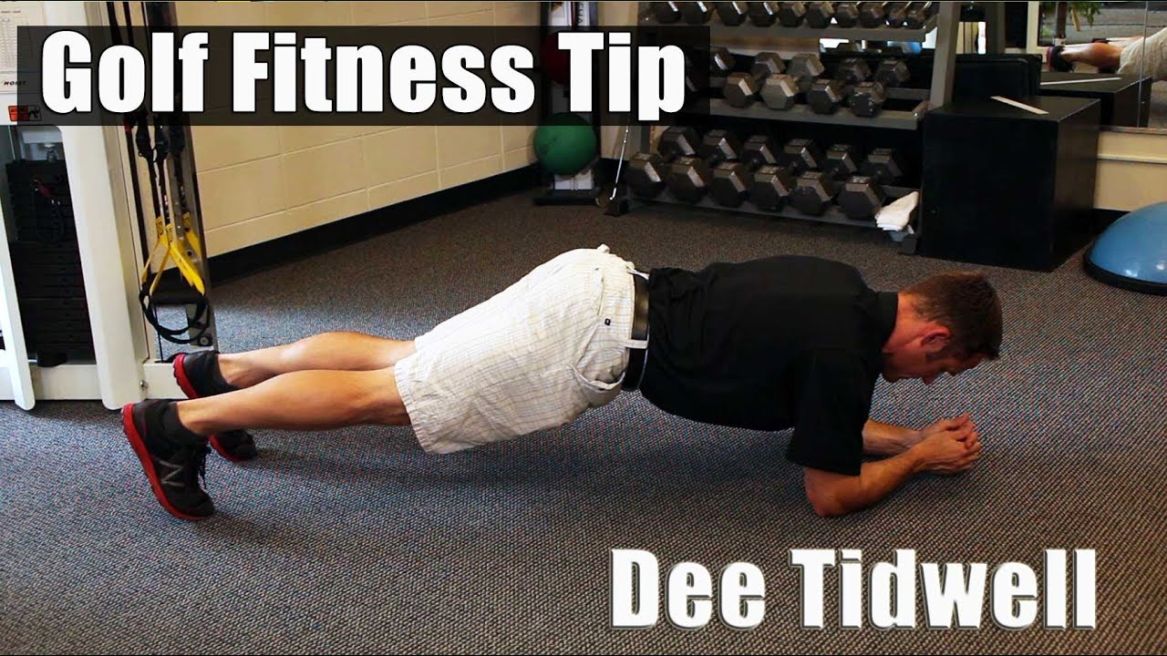 Train Your Core Golf Fitness Tip - YouTube
