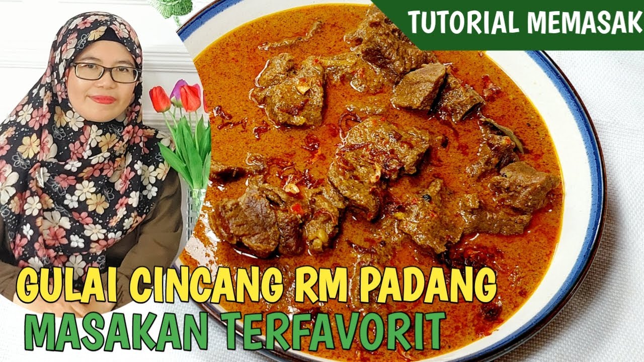Rahasia Gulai Cincang RM Padang Enak, Daging Empuk dan Hemat Gas - YouTube