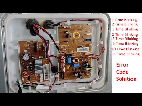 Samsung inverter fridge 1time 2time 3time 5time 6time 9time 10time 11time blinking error code