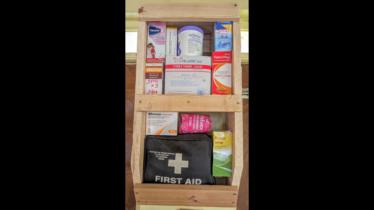 DIY Simple wooden first aid cabinet || How to make a wooden First Aid ...