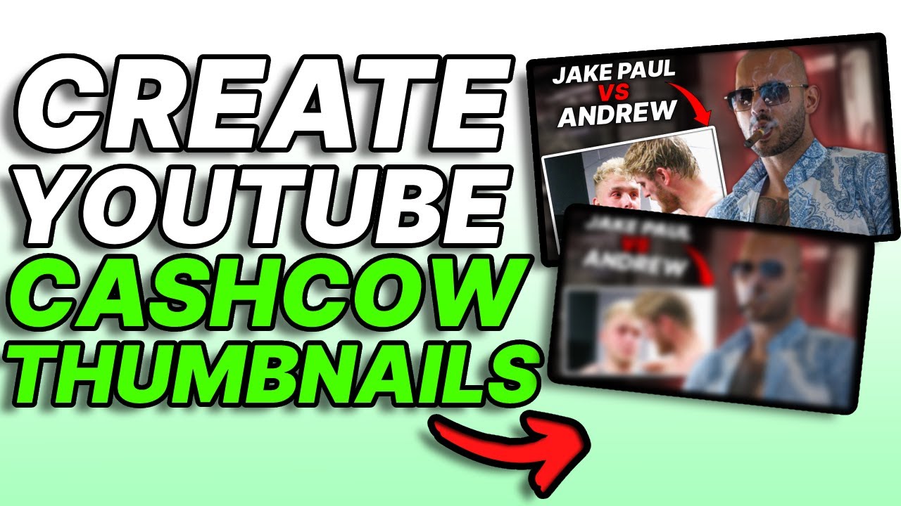 How To Create A YouTube Cash Cow Thumbnails - YouTube