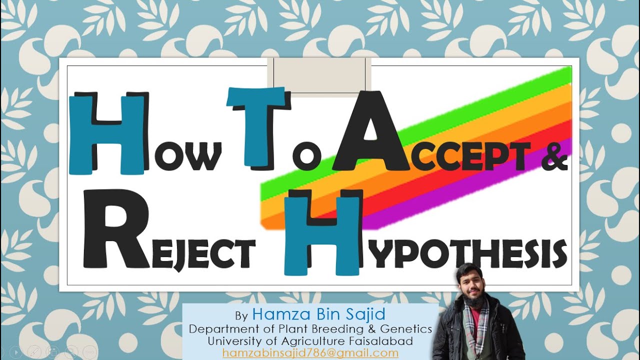 How To Accept Reject Hypothesis YouTube How To Accept Reject Hypothesis YouTube