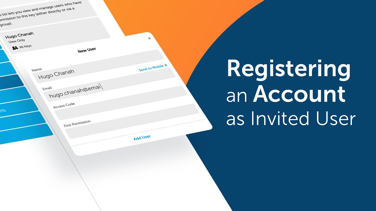 Registering an Account as an Invited User - YouTube