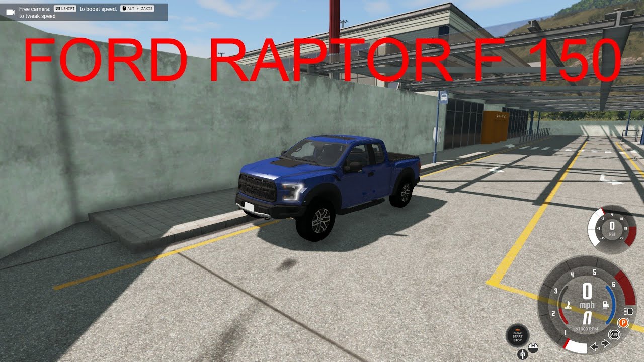 ford f 150 raptor - beamng drive - YouTube