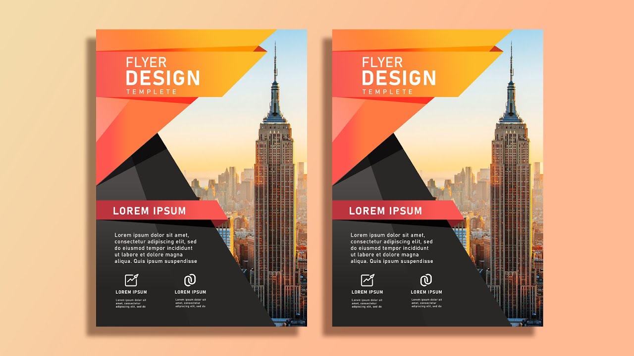 Creative Flyer Design in Photoshop cc Tutorial - YouTube