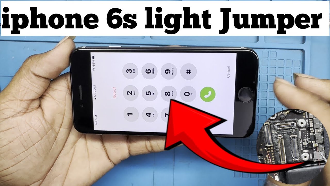 iPhone 6s light solution | iphone 6s light problem | iphone 6s light ic jumper| iphone light ic ...