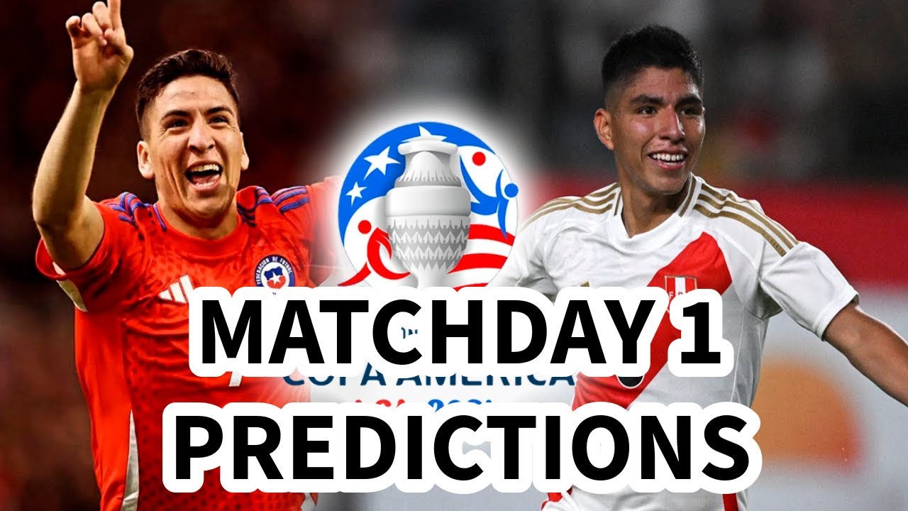 COPA AMERICA MATCHDAY 1 PREDICTIONS - YouTube
