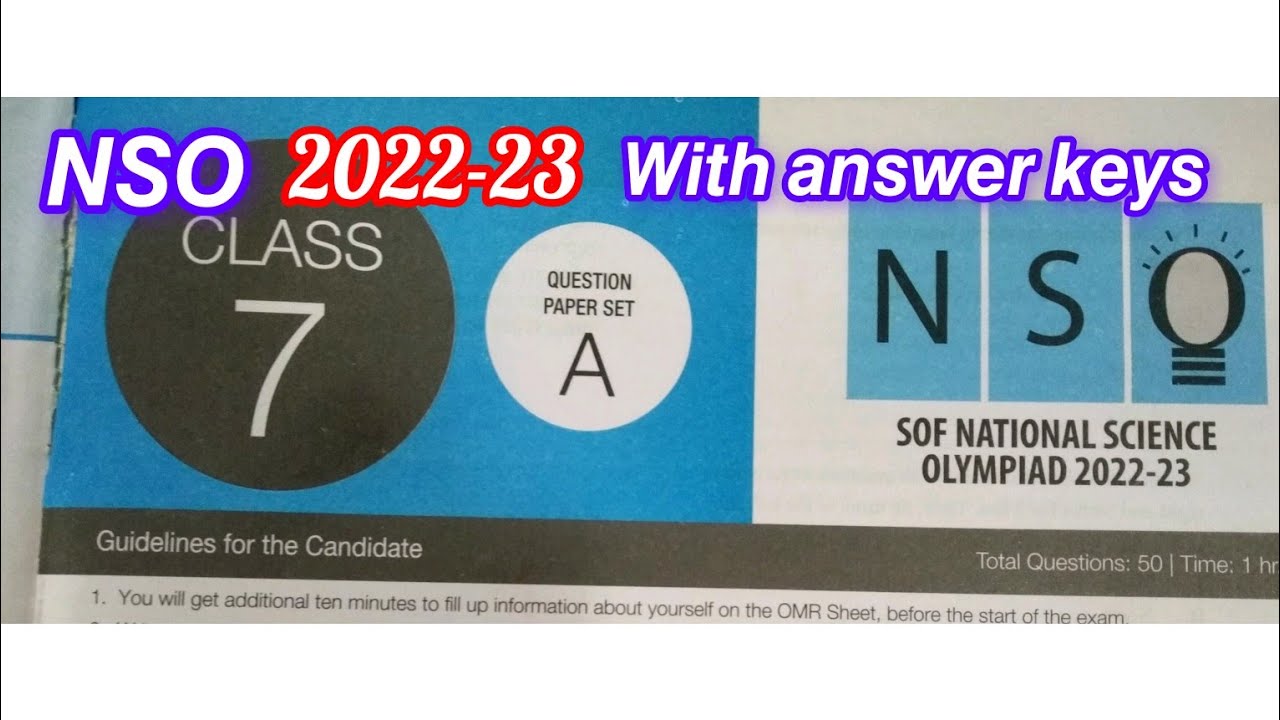 𝙉𝙎𝙊 𝙌𝙪𝙚𝙨𝙩𝙞𝙤𝙣 𝙋𝙖𝙥𝙚𝙧 2022-23 𝙎𝙚𝙩 𝘼 𝘾𝙡𝙖𝙨𝙨 7 - YouTube