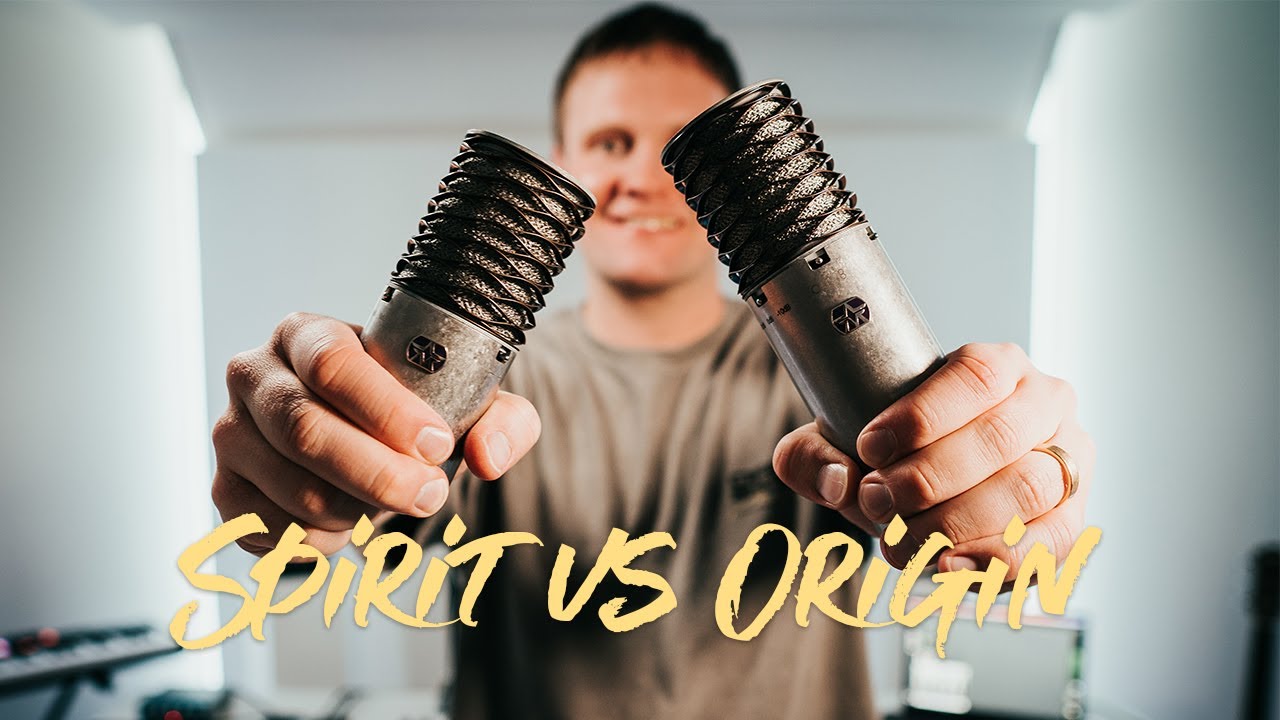 ASTON SPIRIT VS ASTON ORIGIN - MICROPHONE COMPARISON ON VOCALS & GUITAR ...