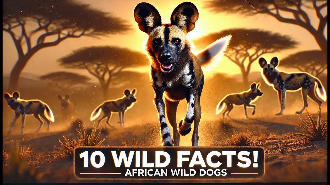 10 Fascinating Facts About African Wild Dogs! - YouTube