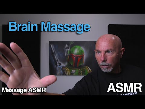 ASMR Binaural Brushing 6.1 - Massage your Brain ** Strong Sounds ** Whispering & Inaudible