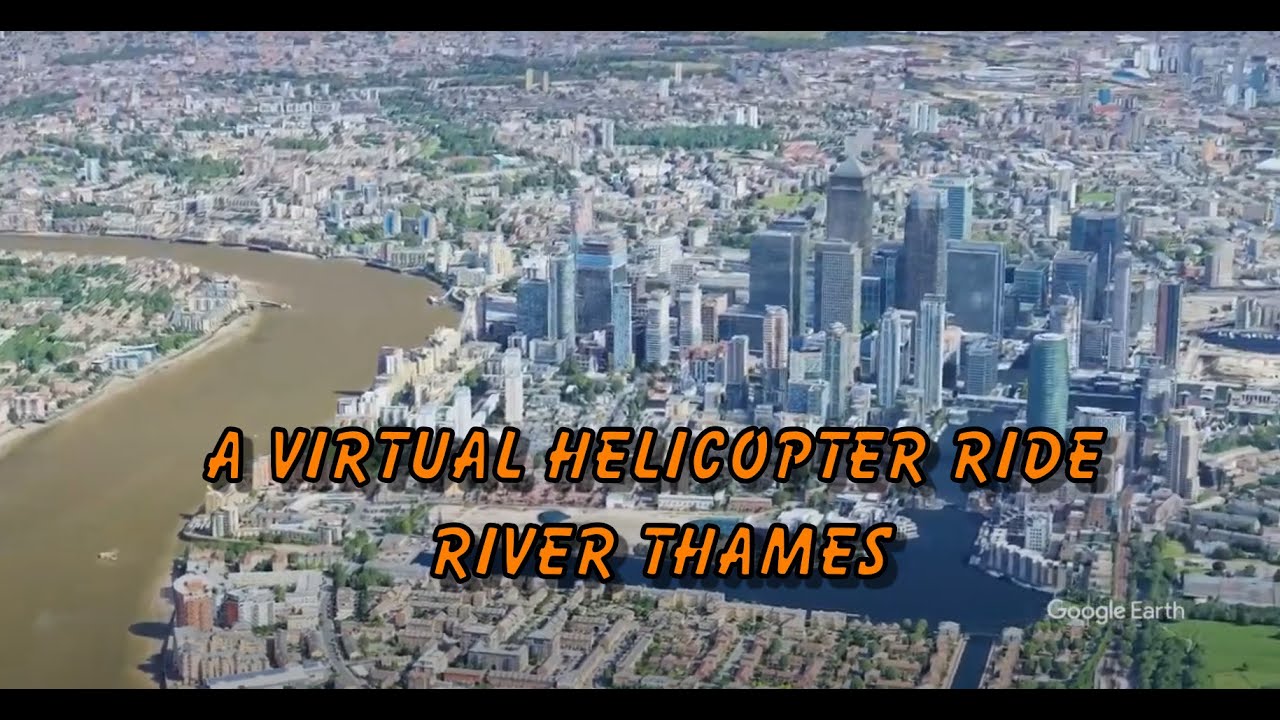 Tour of River Thames by Google Earth Studio - YouTube