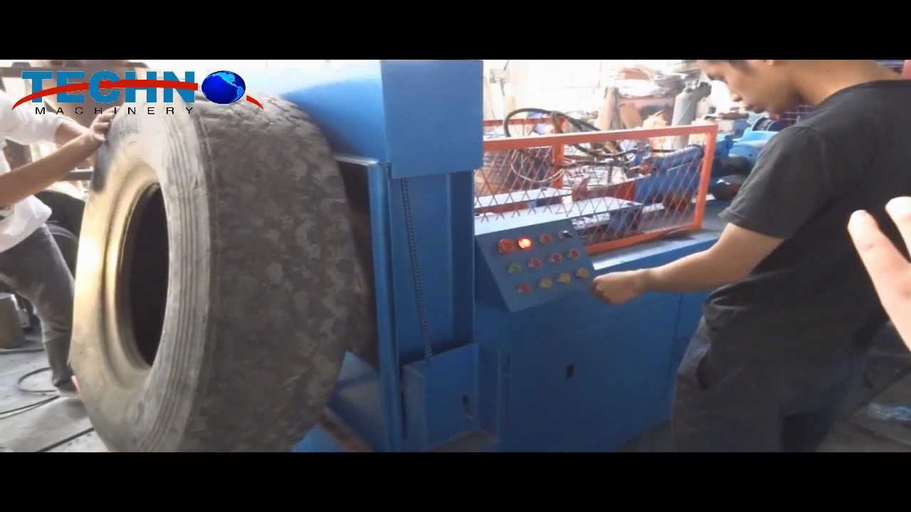LS-1200 tire de-beader -whole tire de-beader - YouTube