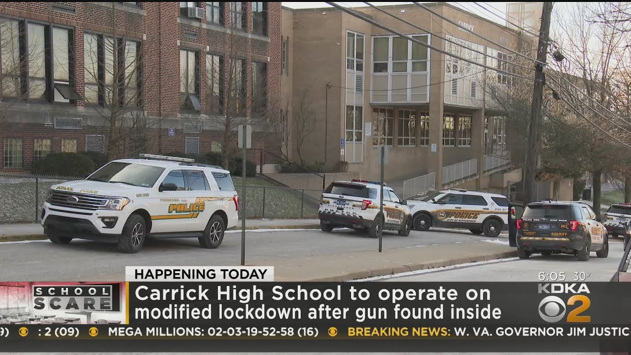 Carrick High School Operating On Modified Lockdown - YouTube