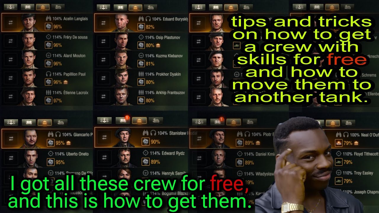 tips and tricks on how to get some crew and how to transfer to another ...