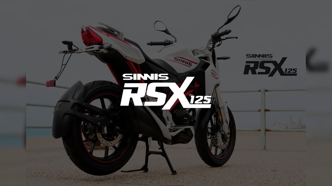 Sinnis RSX125 in Midnight Purple "Flip" Black Paint Teaser - YouTube