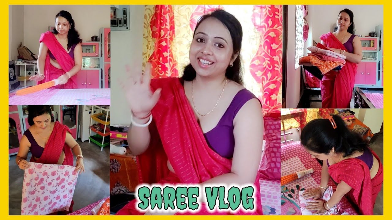 Saree vlog...first part on the end screen - YouTube