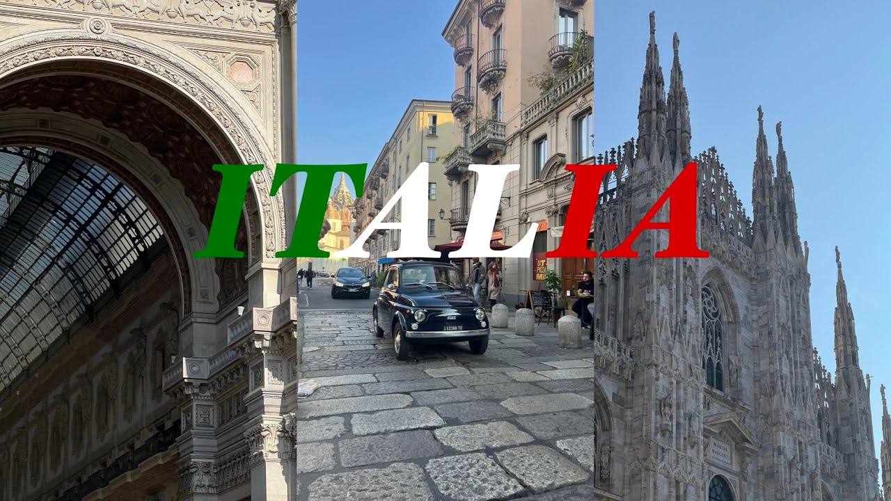 Italia, Turín y Milán - YouTube