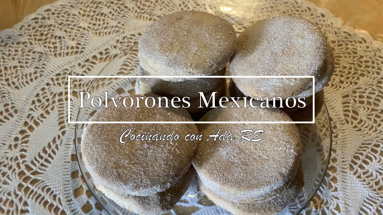 Como hornear Polvorones Mexicanos - YouTube