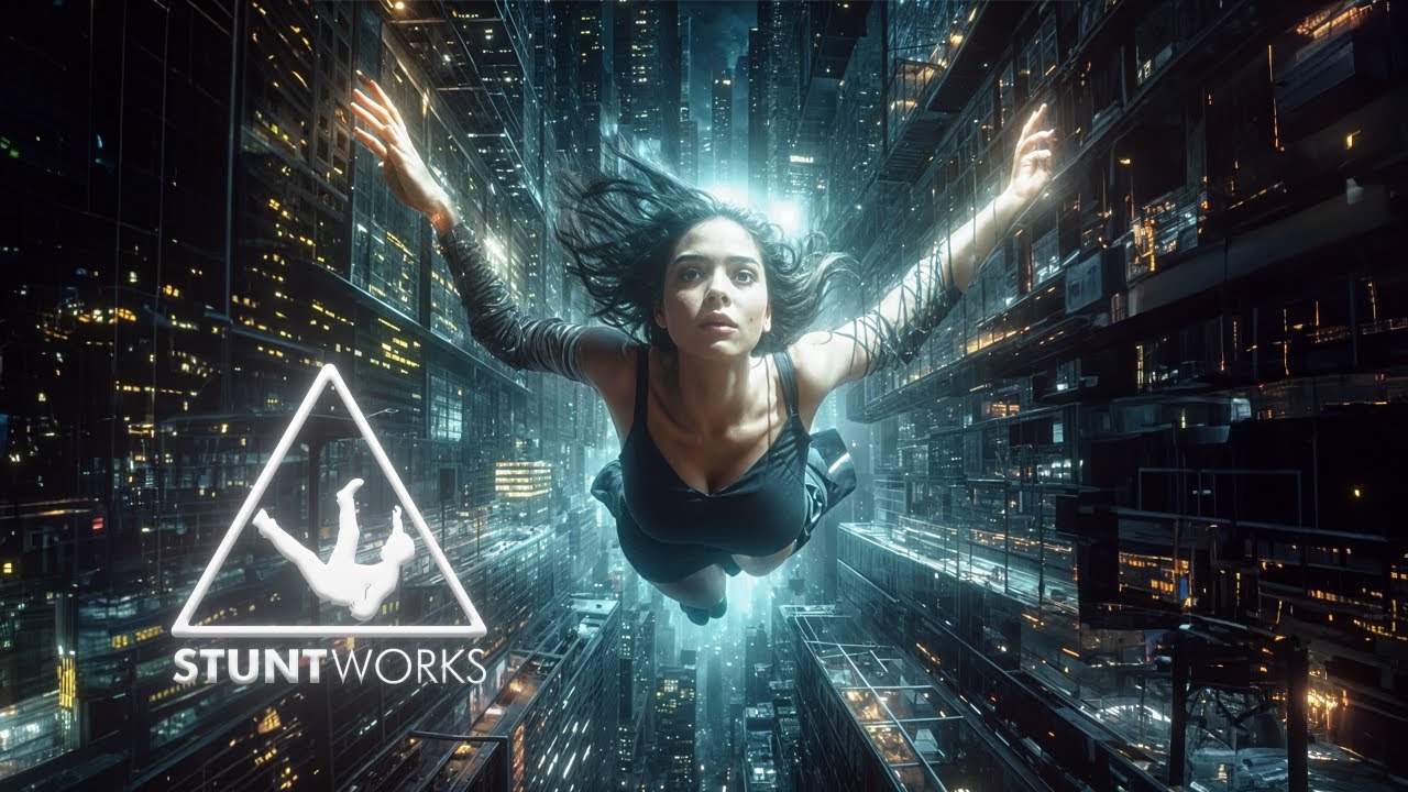 Stuntworks Mastering Wire-Assisted High Falls: Intense Stunt Team ...