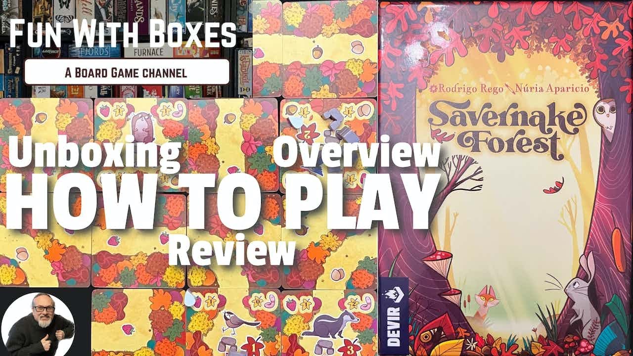 Savernake Forest Board Game | Unboxing, Overview, How to Play and Review | Devir Games | Fun ...
