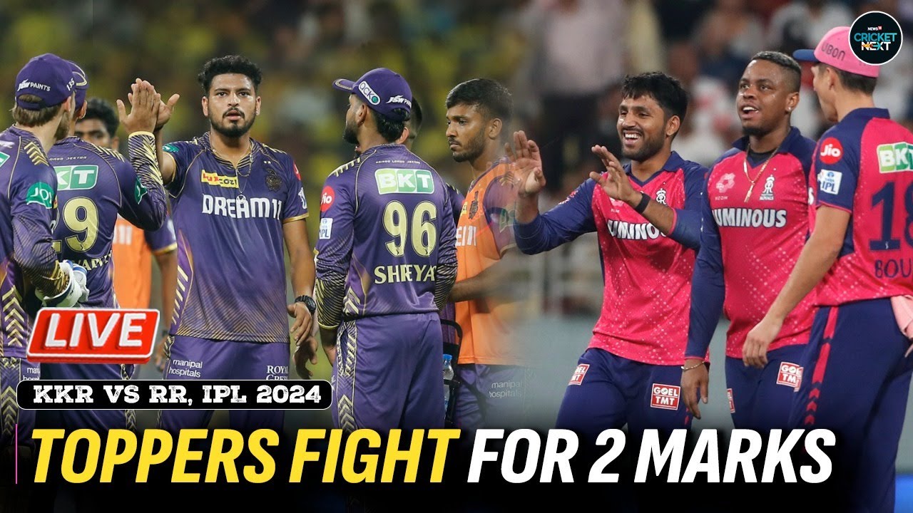 IPL 2024 KKR vs RR: Kolkata Knight Riders, Rajasthan Royals Fight in ...