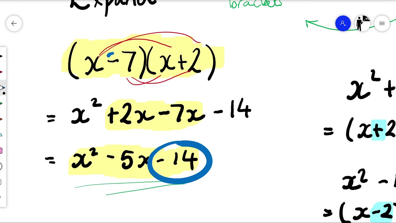 Factorising Trinomials-Examples 6 and 7 - YouTube
