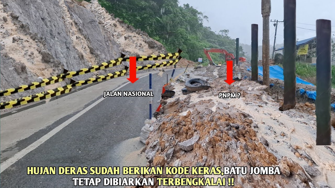 Hari Ke-6 Tanpa Perbaikan || Status Jalan Nasional Batu Jomba Diturunkan Jadi Jalan PNPM ...