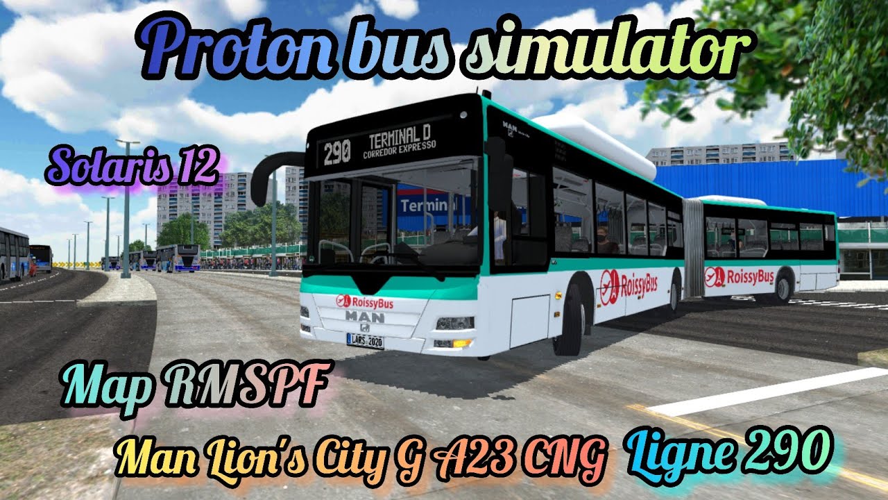[PBSU] Man Lion's City G A23 CNG Ligne 290 Map RMSPF phase 3 - YouTube