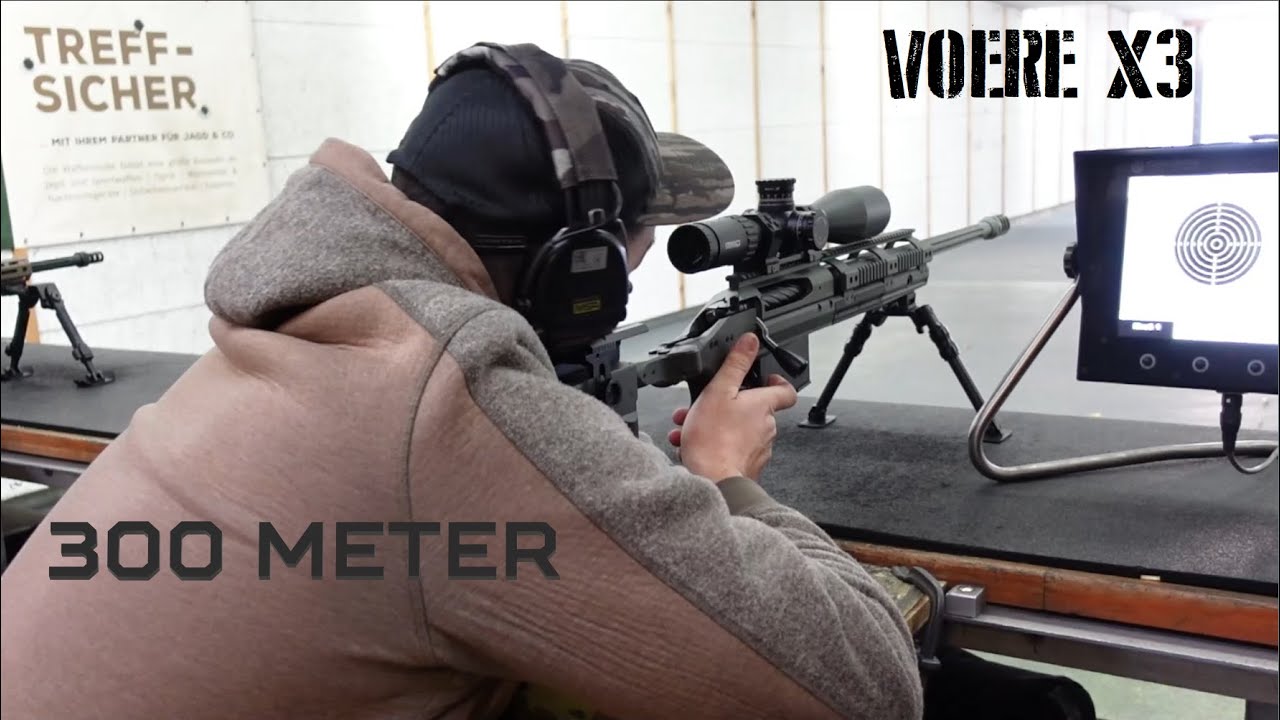 Voere X3 (.300 win mag) // Schusstest 300 Meter & erste Eindrücke - YouTube