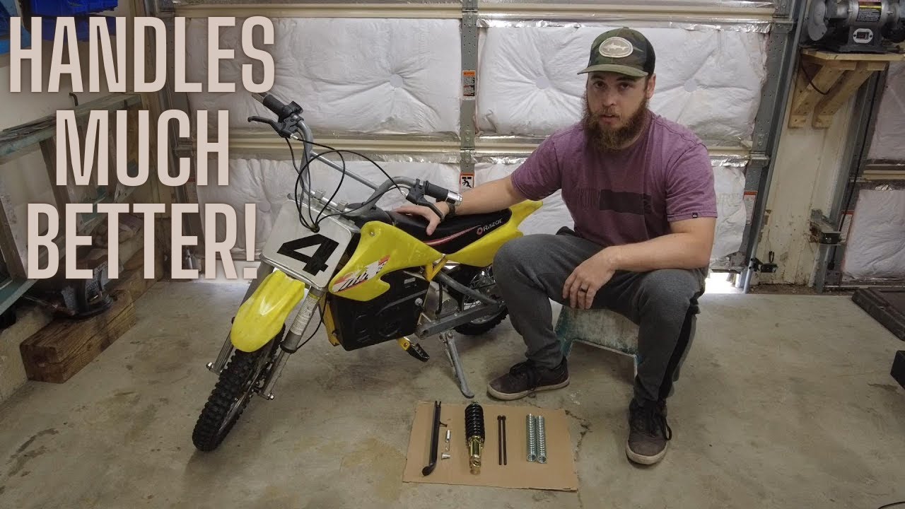 Razor MX650 Suspension Upgrade! (Front Fork Springs, Rear Coilover ...