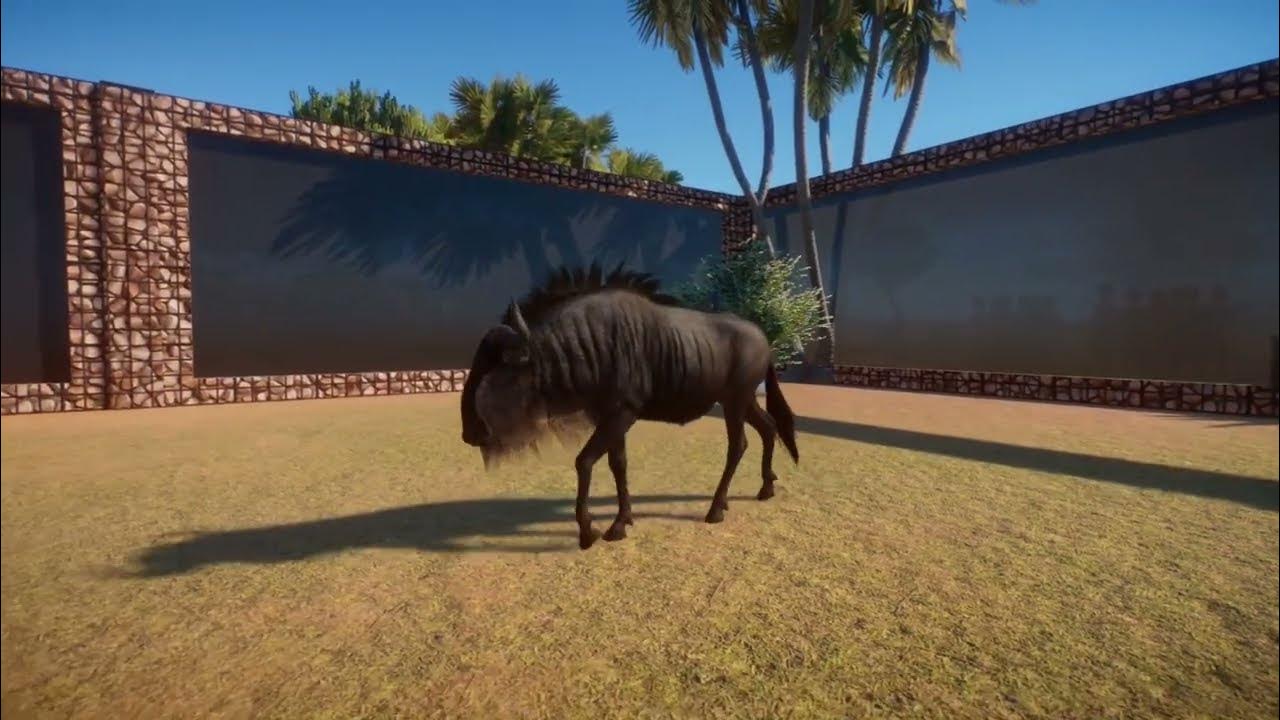 Blue Wildebeest Habitat || Planet Zoo Speed Build - YouTube