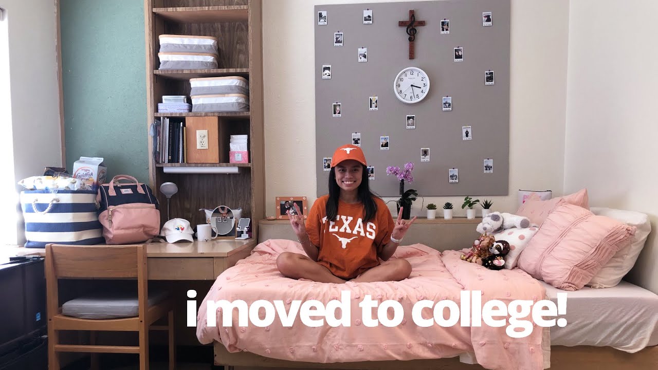 i moved in! | UT AUSTIN Moov-In 2021 - YouTube