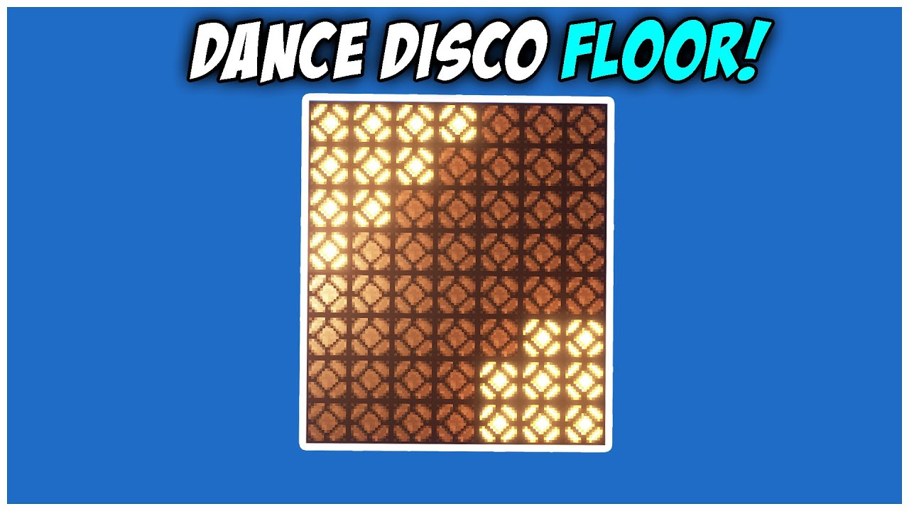 Disco Floor Tutorial | Minecraft Java 1.20.6! - YouTube
