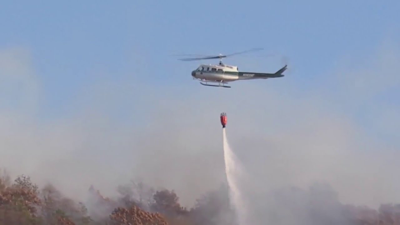 Statewide burn ban in effect as crews continue battling Hawthorne Fire ...