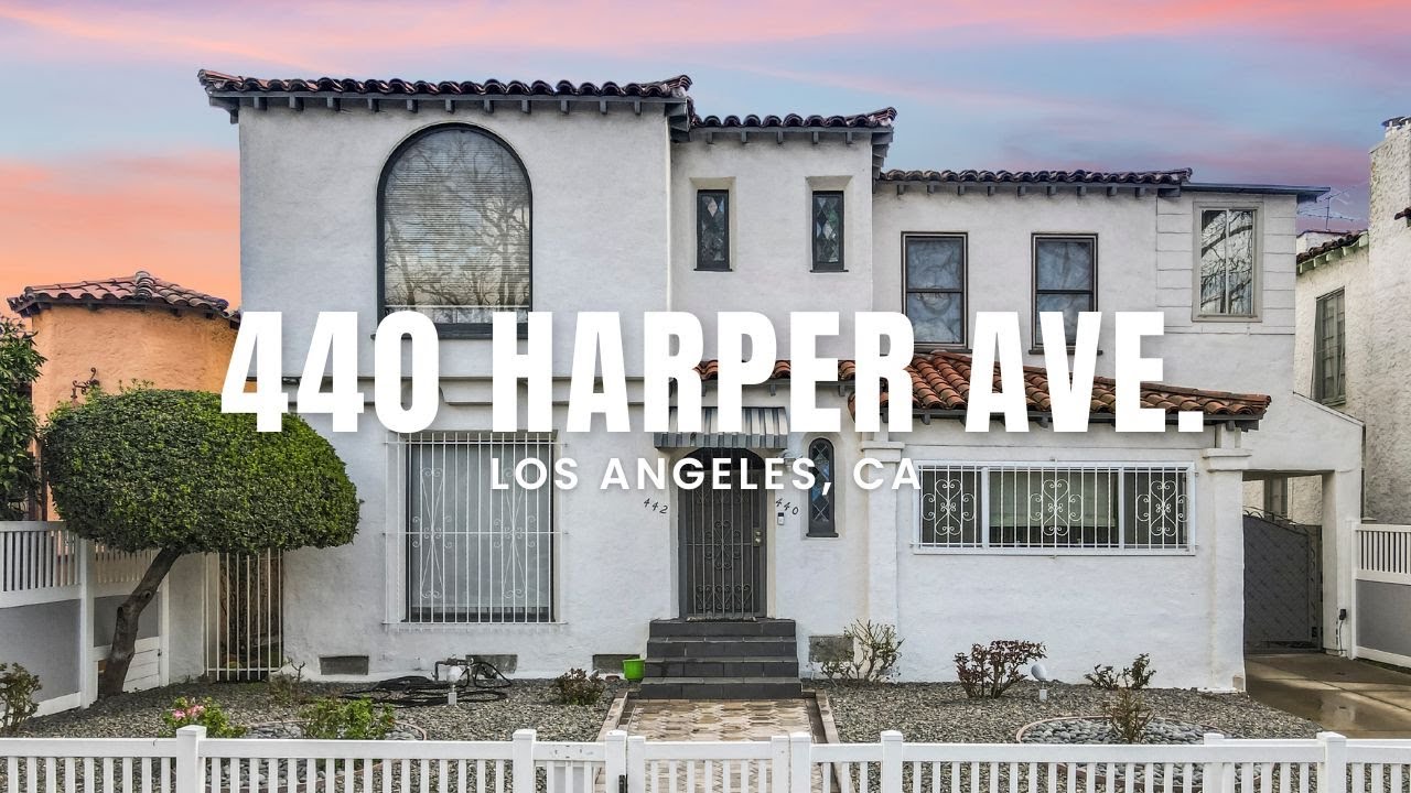 INVESTMENT OPPORTUNITY | Coming Soon in 440 Harper Ave. Los Angeles, CA - YouTube