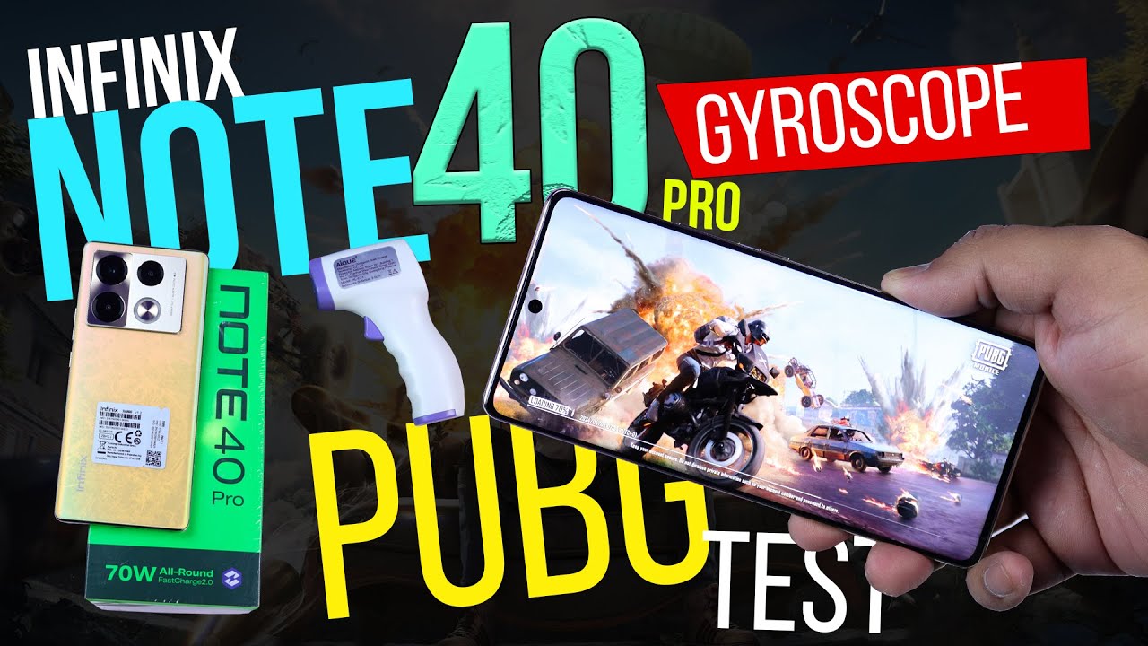 Infinix Note 40 Pro Pubg Test "Gyro "Screen Recording | Heat Test ...